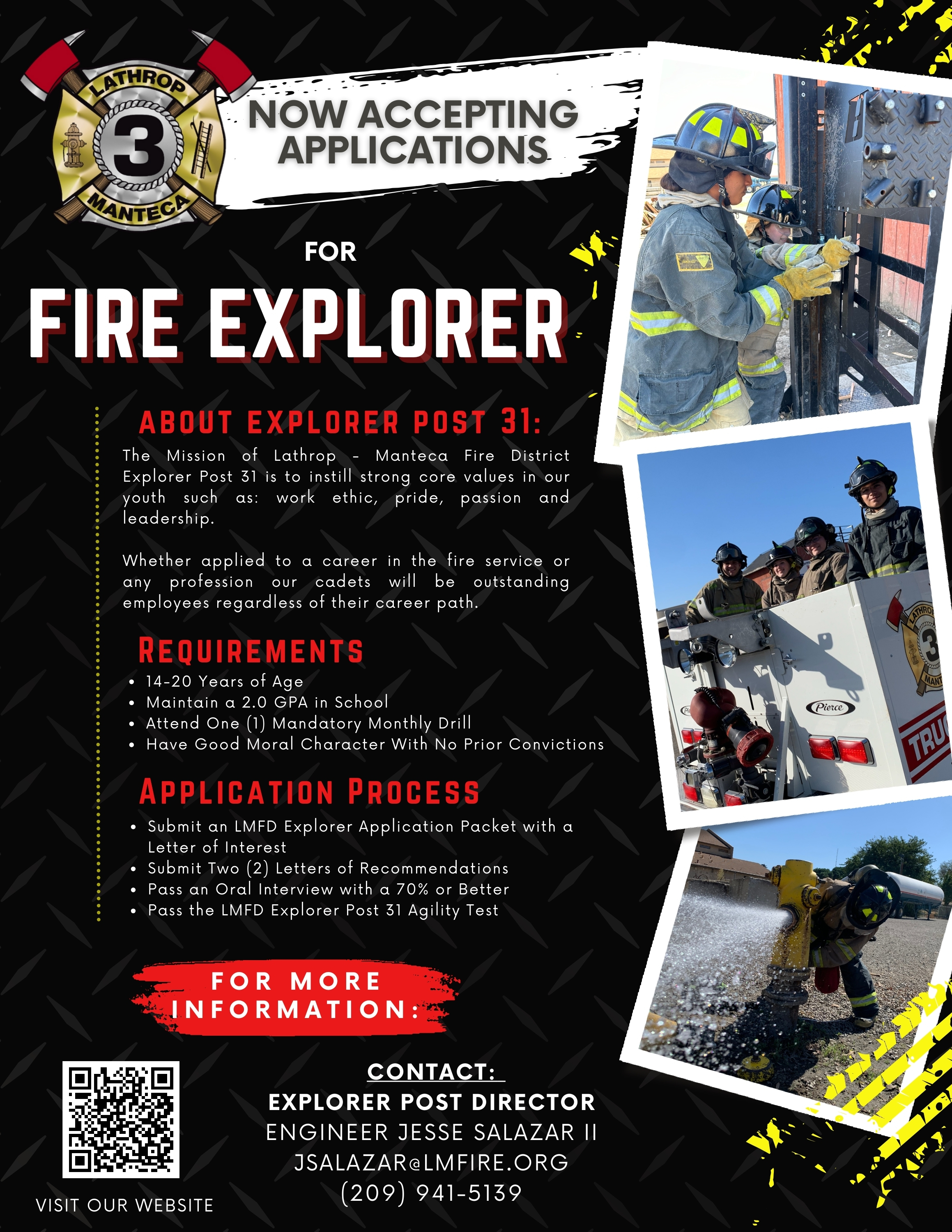 Fire Explorer Post 31 | Lathrop Manteca Fire District